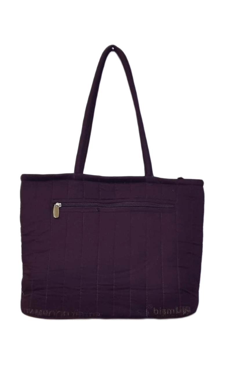 Attractive violet bags with flower and branches